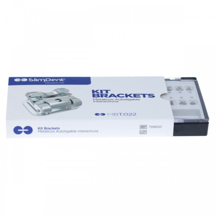 Brackets Interactivos Autoligables Metálicos MBT KIT con Tubos y ...