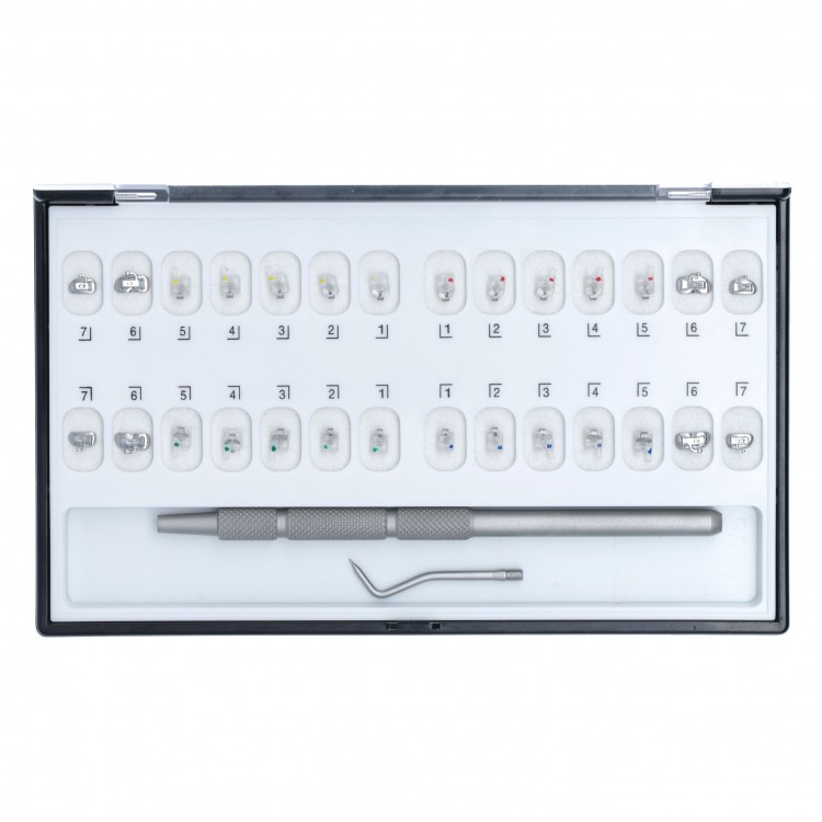 Brackets Interactivos Autoligables Cerámicos MBT KIT con Tubos y ...